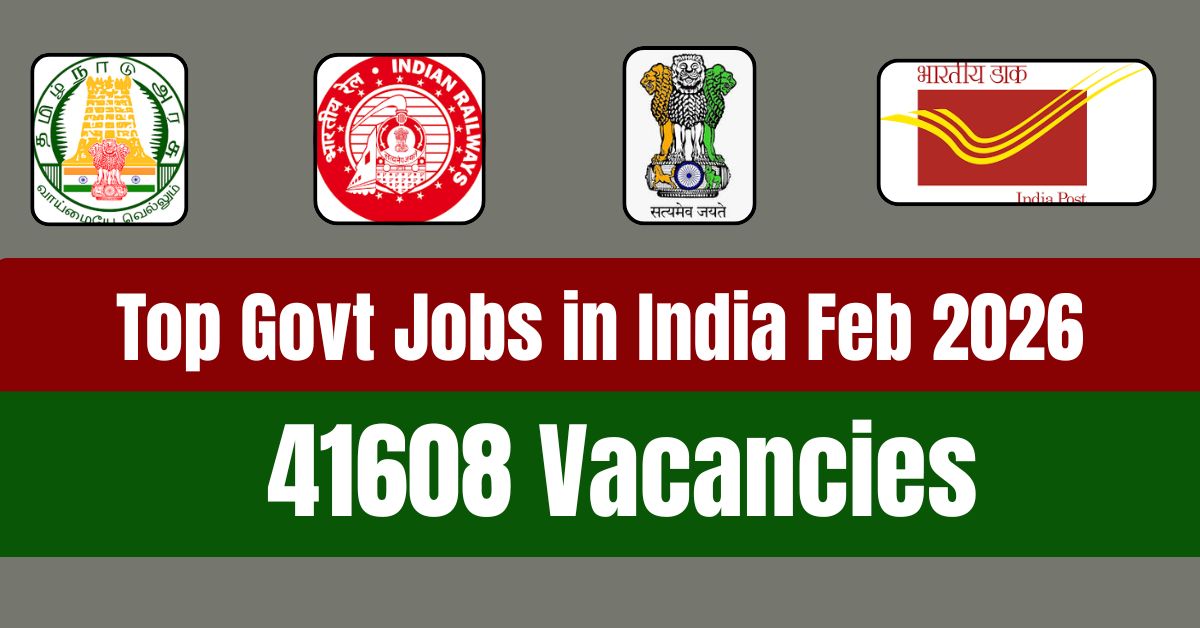 Top Govt Jobs in India May 2026 – Apply Online for 50810 Vacancies ...