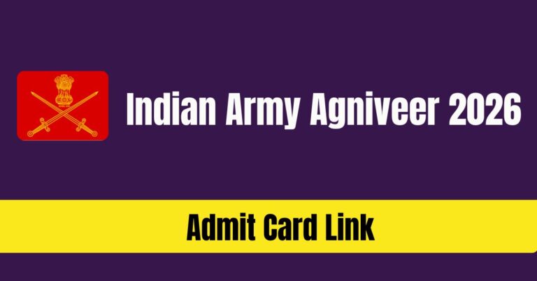 Indian Army Agniveer 2026 Admit Card - Tamilan guide
